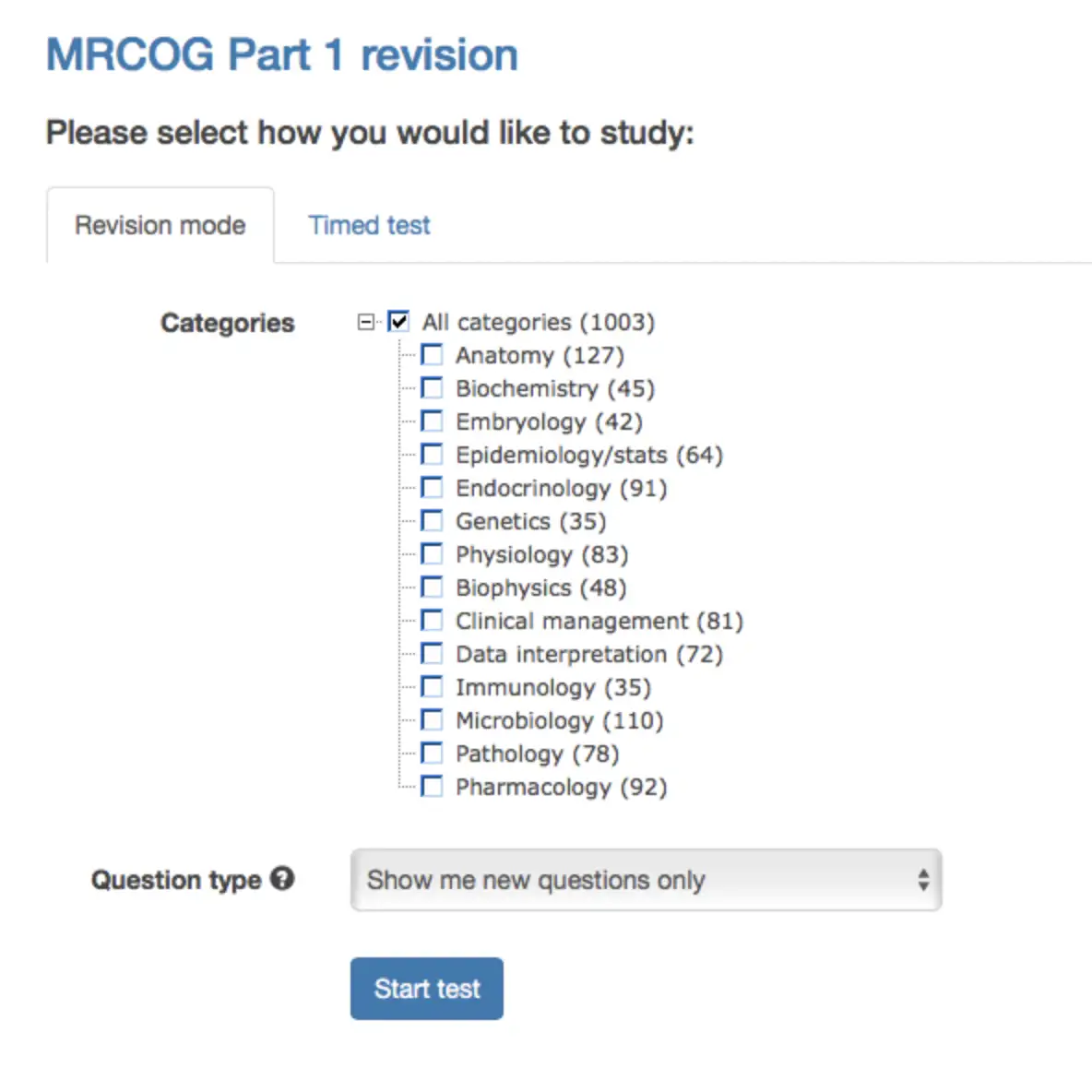 MRCOG part 1 resource by PassMRCOG